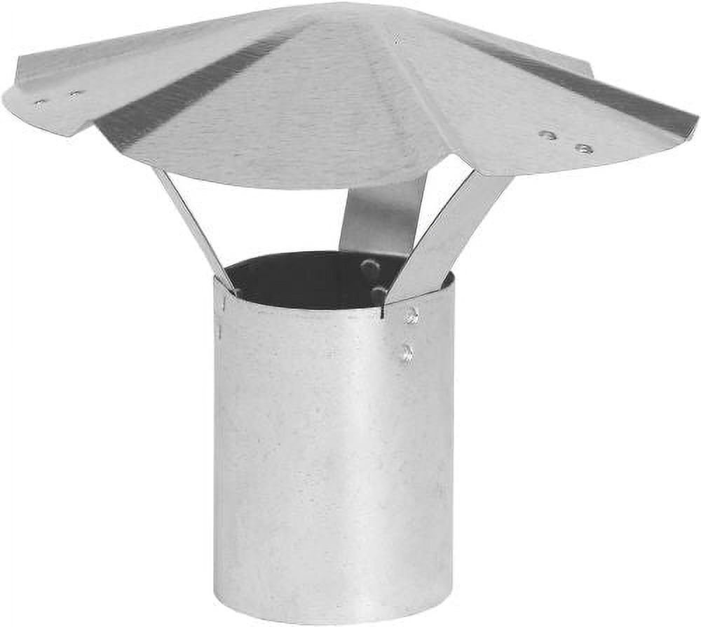 Imperial GV0591 8" inch HVAC Galvanized Metal Round Vent Rain / Weather ...