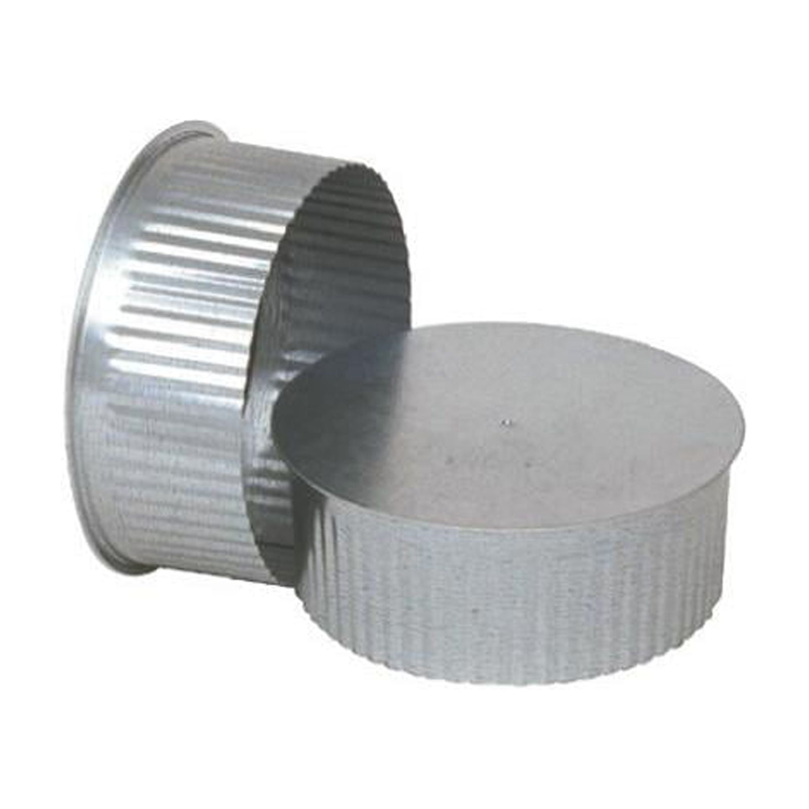 Imperial GV0735 HVAC Duct Pipe Galvanized Tee Cap/Plug, 6 In., 30-Gauge ...