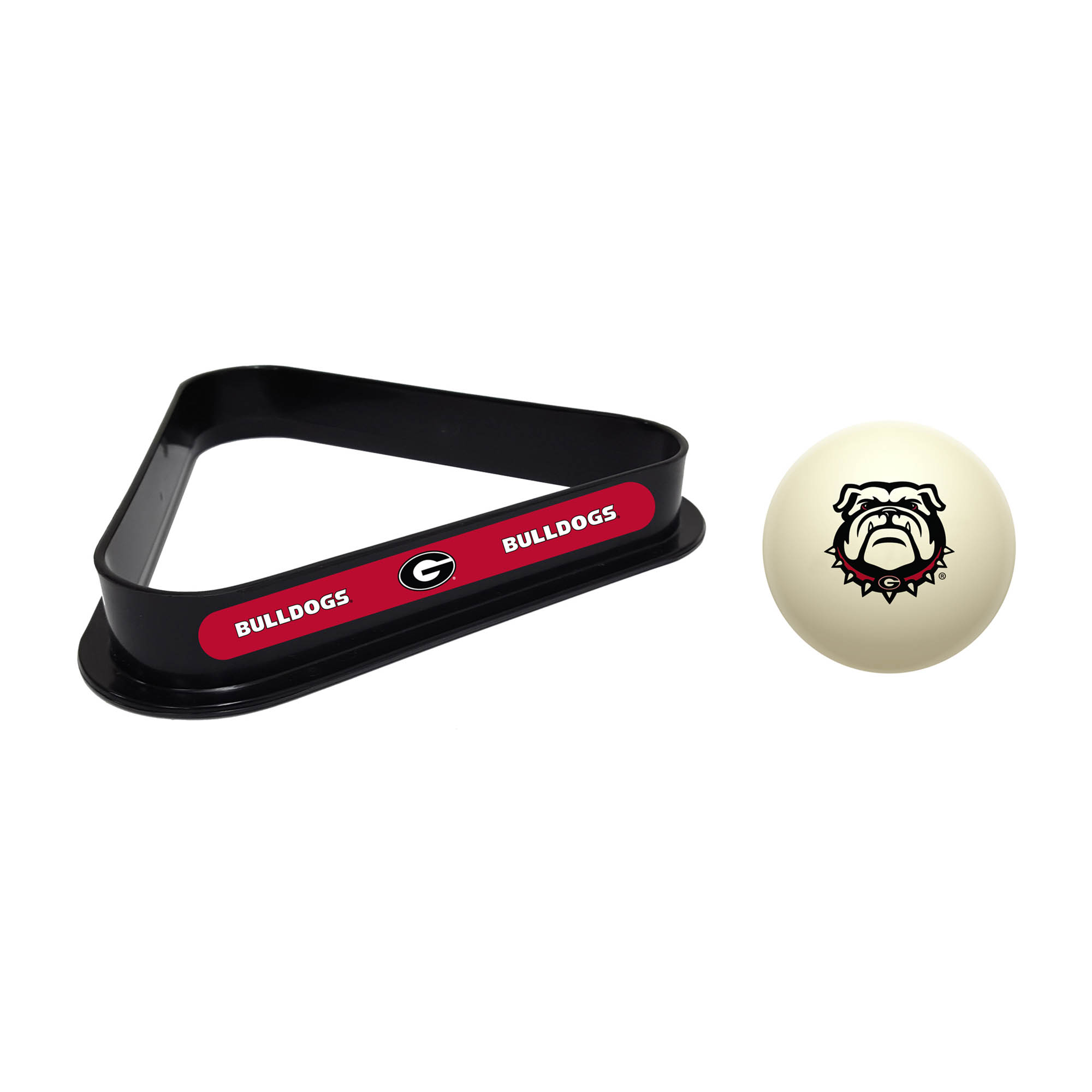 Imperial Georgia Bulldogs Cue Ball & Rack Set - Walmart.com
