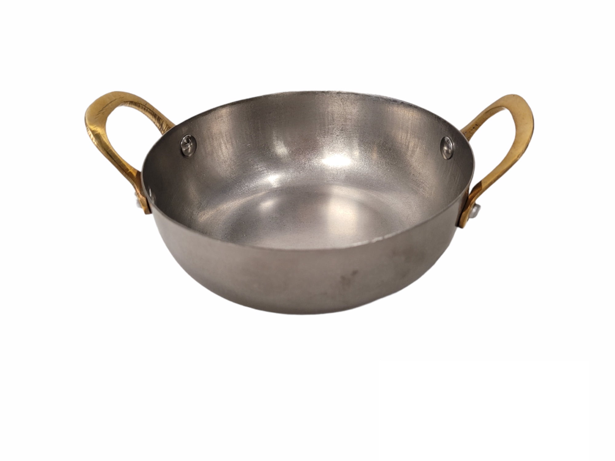Imperial Home 5.25" Stainless Steel Mini Pan with Brass Handle ...