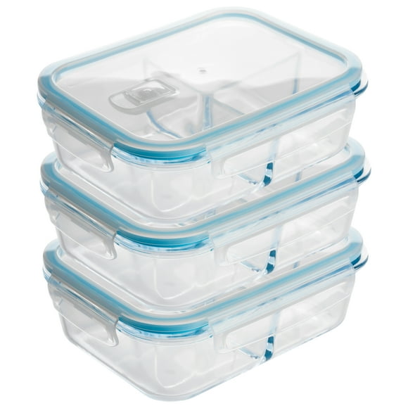 Divided Glass Container