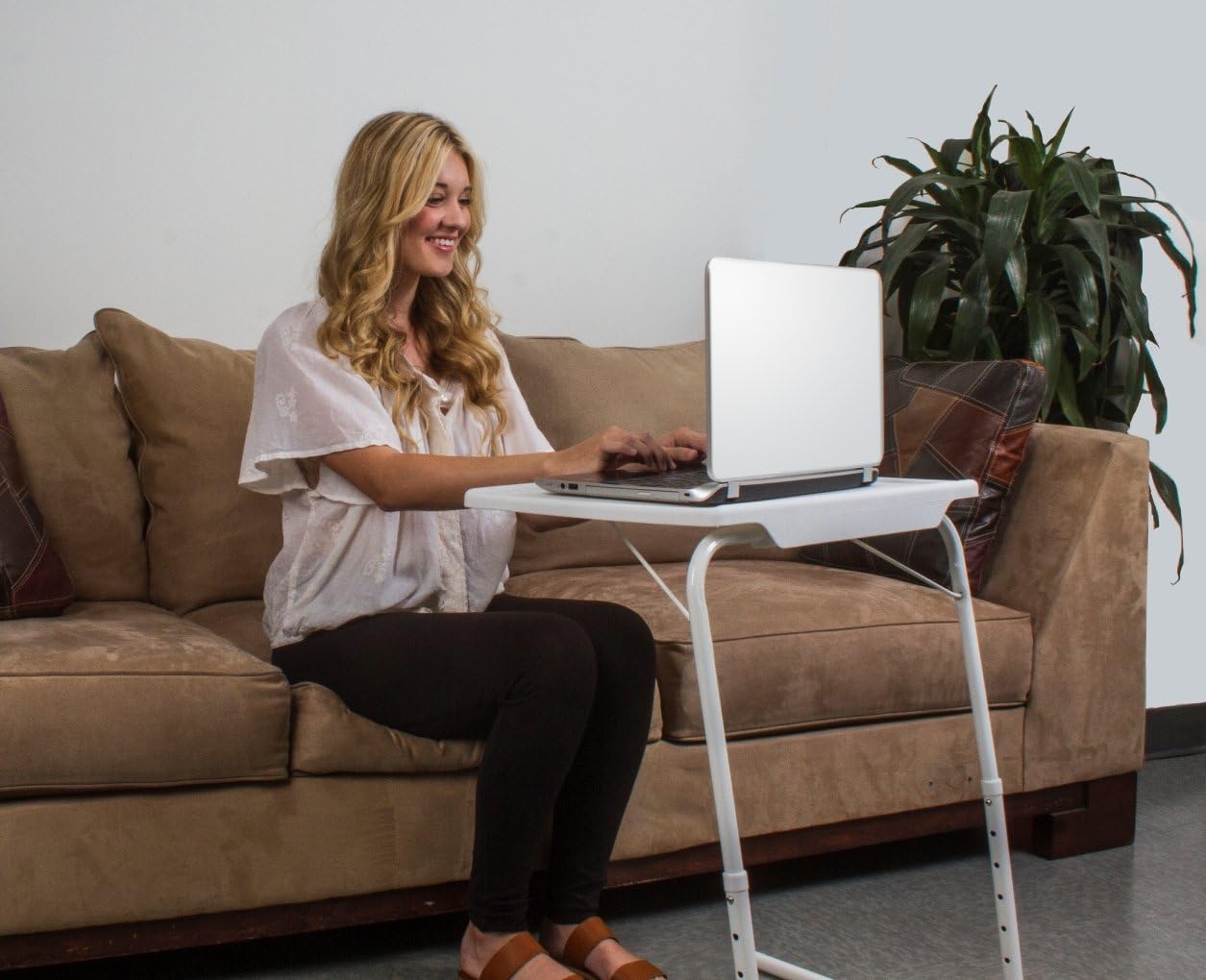Home Basics Multi-Purpose Foldable Table, Cherry - Walmart.com