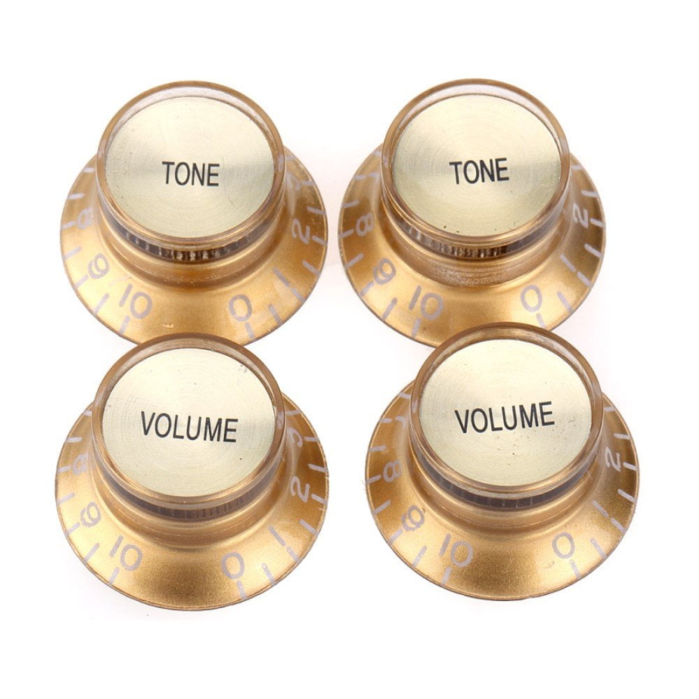 Imperial Inch Size Top Hat Bell Reflector 2 Volume 2 Tone Knobs Set for ...