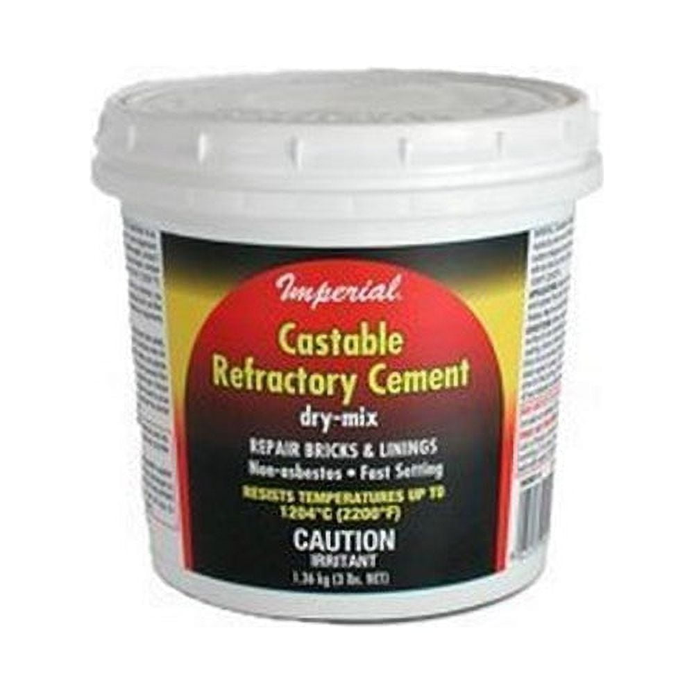 Imperial KK0061 Castable Refractory Cement, 3 lbs, Buff, Each - Walmart.com