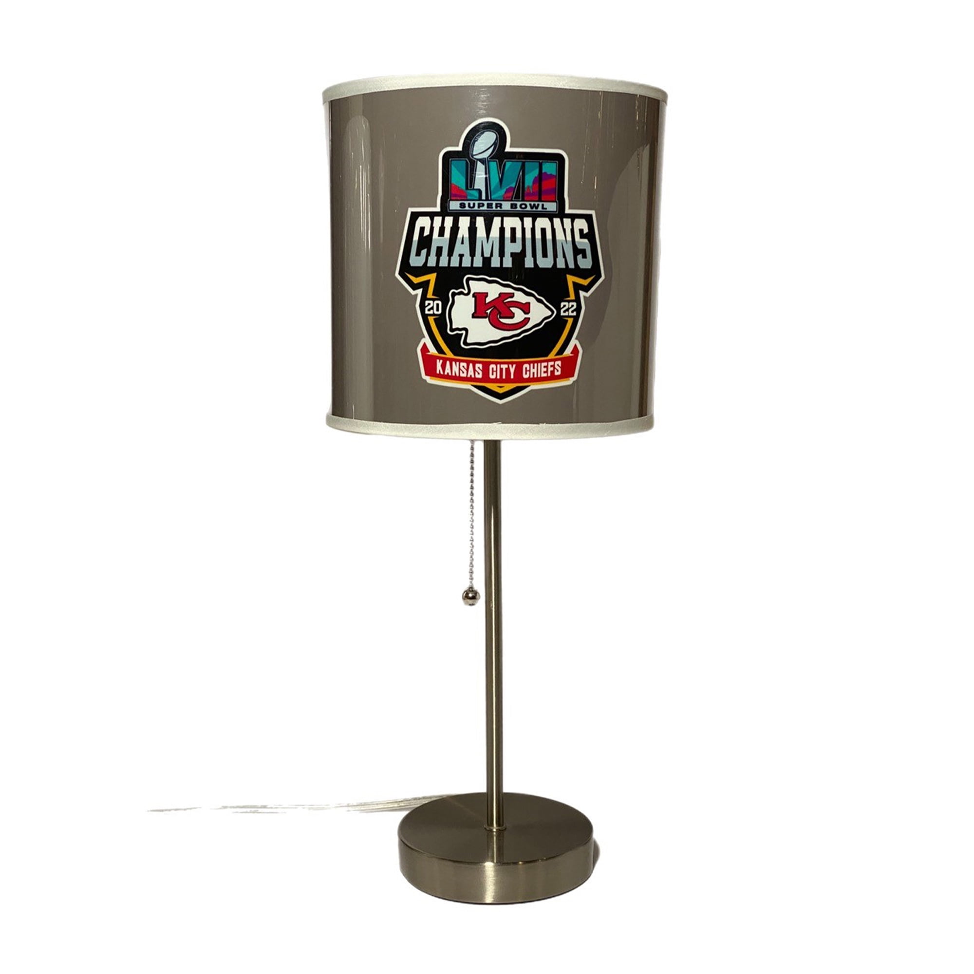 Imperial Kansas City Chiefs Super Bowl LVII Champions Chrome Desk Lamp ...