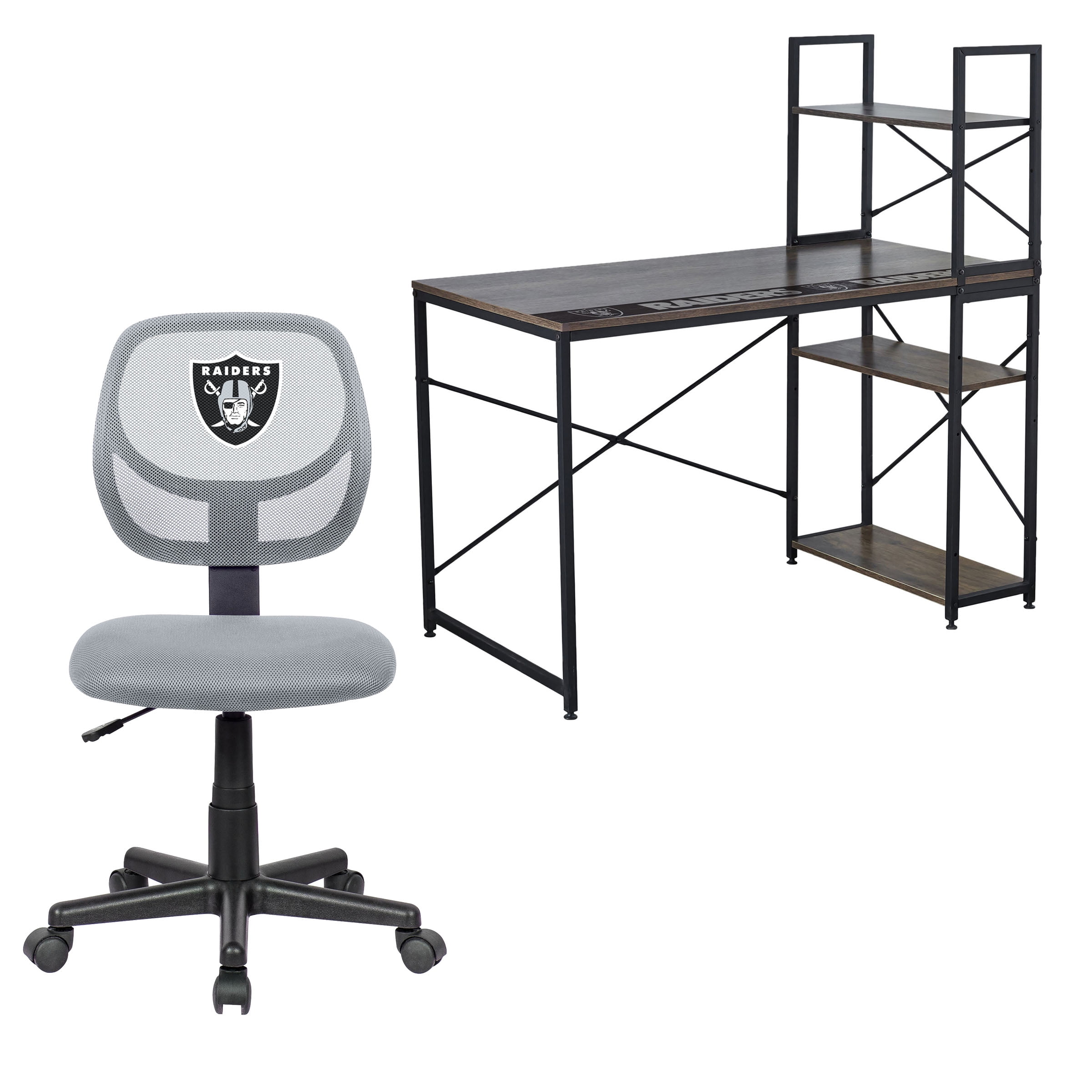 Imperial Las Vegas Raiders Team Logo Desk & Office Chair Set - Walmart.com