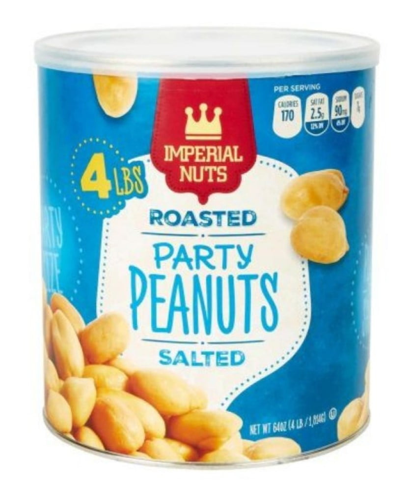 Imperial Nuts 46446 Roasted and Salted Party Peanuts 64 oz. - Walmart.com