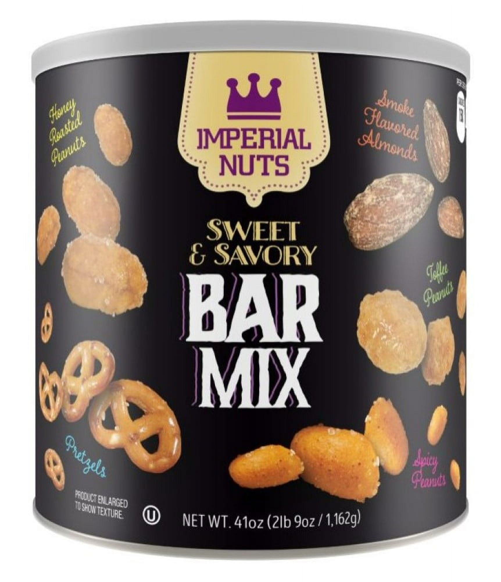 Imperial Nuts Sweet and Savory Snack Mix, Cashews and Peanuts, 41 oz ...