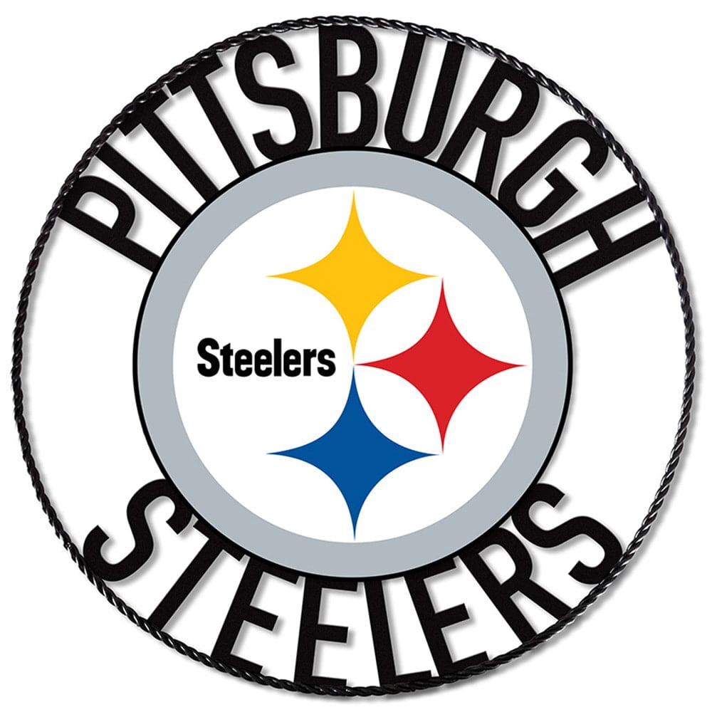 Imperial Pittsburgh Steelers 24'' Wrought Iron Wall Art - Walmart.com