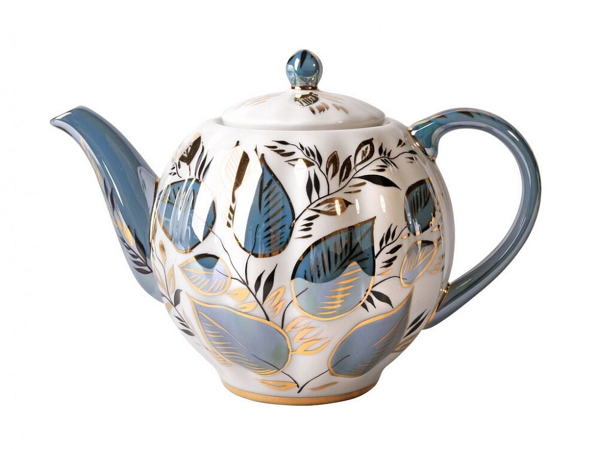 Imperial Porcelain Bindweed Tulip Porcelain Teapot 20.3 fl oz (600 ml ...