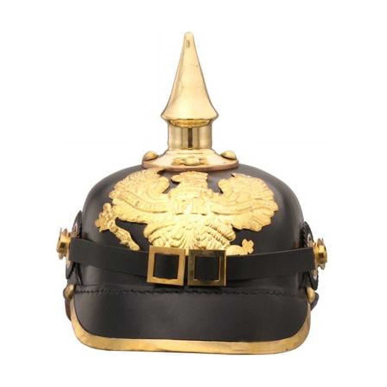 Imperial Prussian Helmet, Black & Gold - Walmart.com