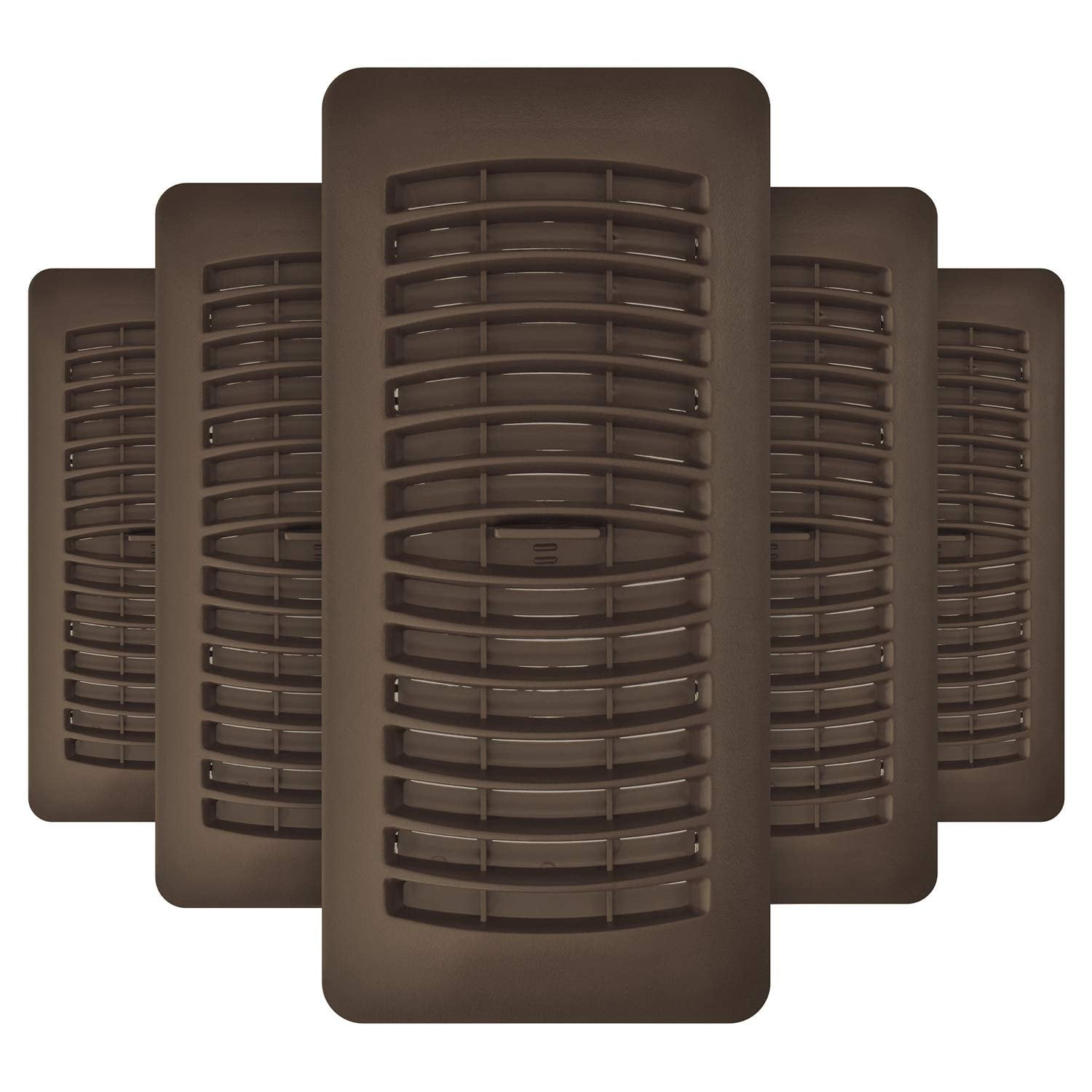 Imperial Louvered Plastic Floor Register Classic - Easy to Clean - 5 ...