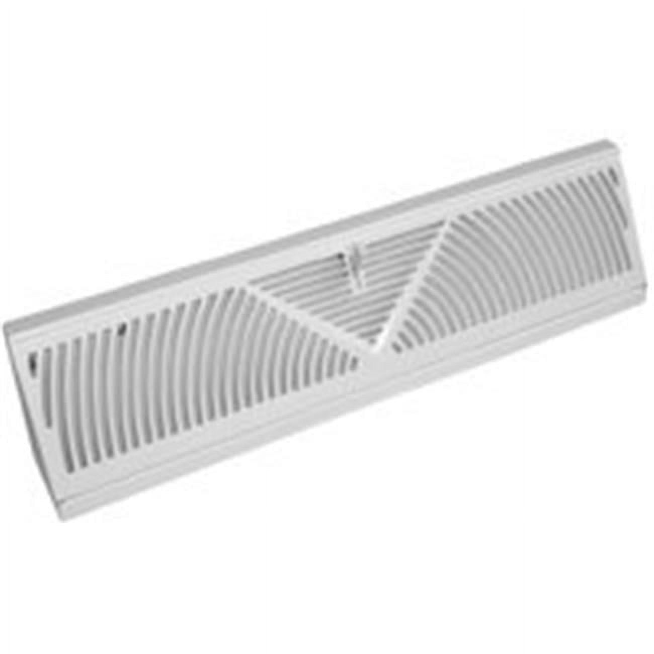 Imperial RG1627-A Baseboard Diffuser, 18 in L, 2-3/4 in W, Steel, White ...