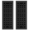 Imperial RG3467 Templar Decorative Floor Register, 4 x 12-Inch, Black ...
