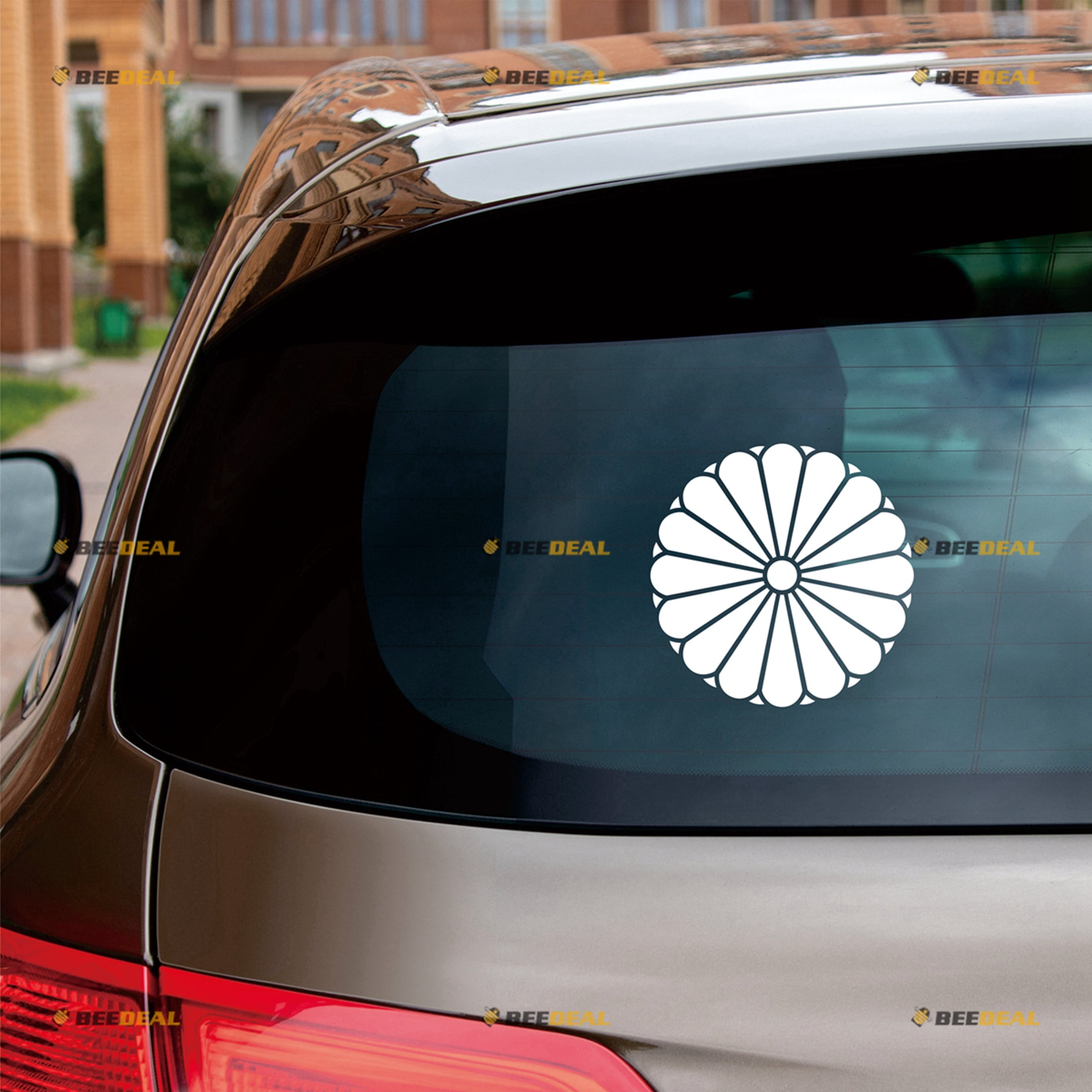 Imperial Seal of Japan Sticker Decal Vinyl Japanese - 2 Pack White 4 ...