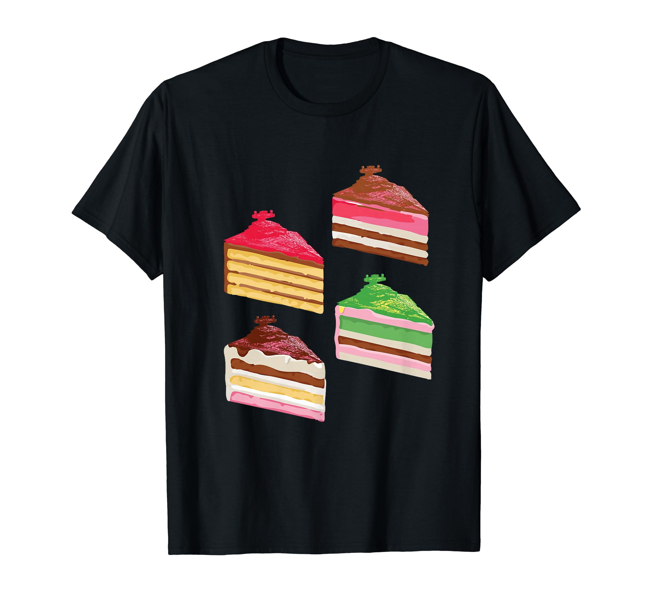 Imperial Star Destroyer Slices of Cake T-Shirt - Walmart.com