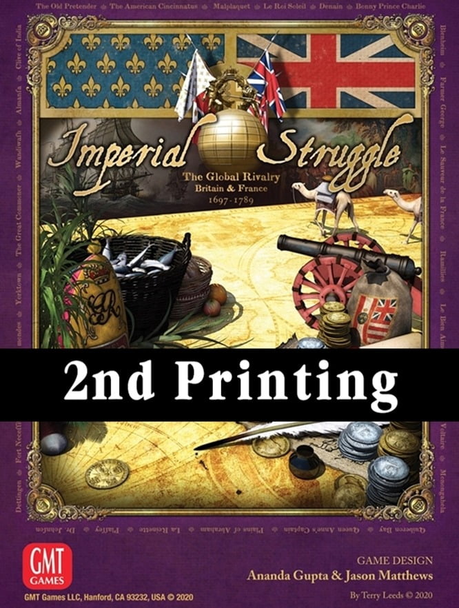 Imperial Struggle – Board Game by GMT Games 2 Players – Board Games for ...