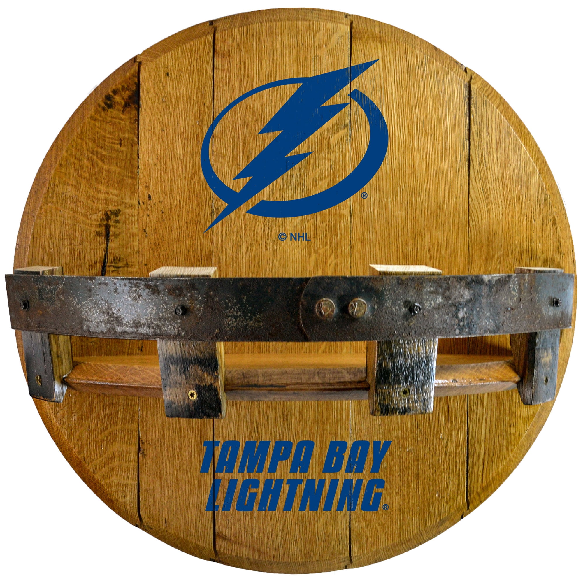 Imperial Tampa Bay Lightning 21'' Reclaimed Oak Bar Shelf - Walmart.com
