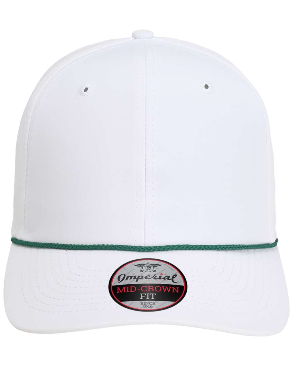 Imperial The Wingman Cap, White & Dark Green - Adjustable - Walmart.com