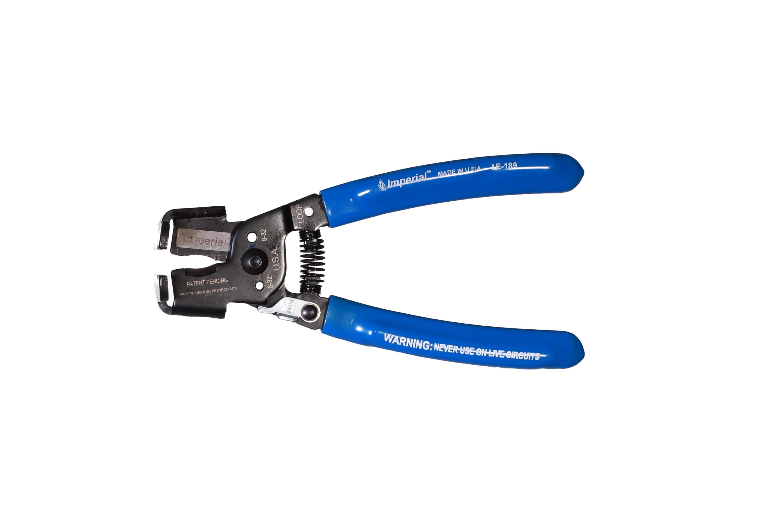 Imperial Tool IE-189 In-Line Wire Stripper wth 90-Degree Angled Head ...