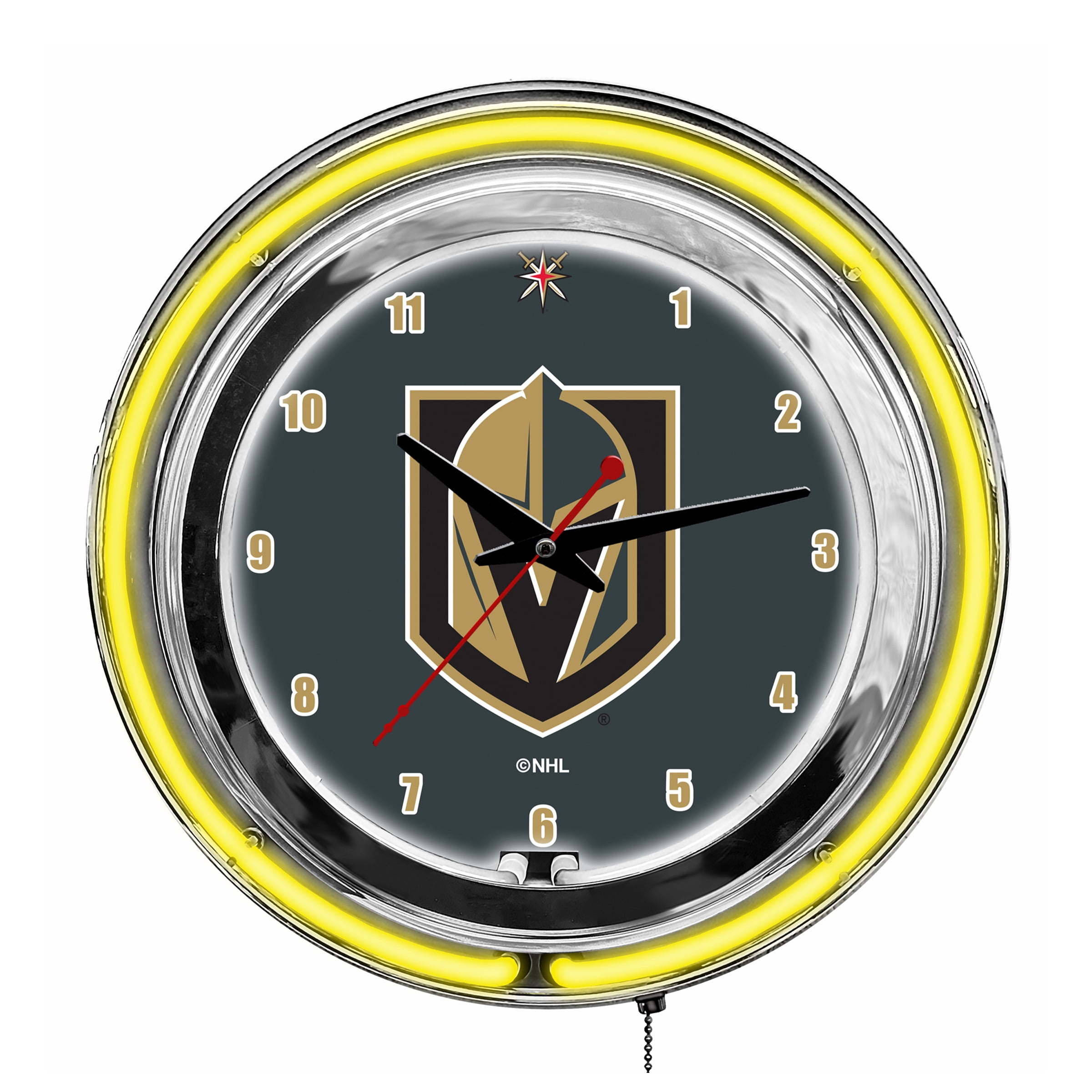 Imperial Vegas Golden Knights 14'' Neon Clock - Walmart.com