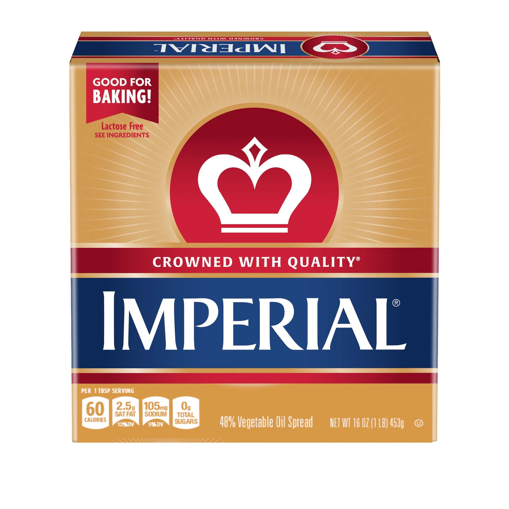 Imperial Vegetable Oil Spread, 16 oz Box, 4 Sticks - Walmart.com