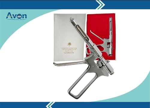 Implant Anesthetic Gun Style Dental Syringe 1.8cc Capacity - German ...