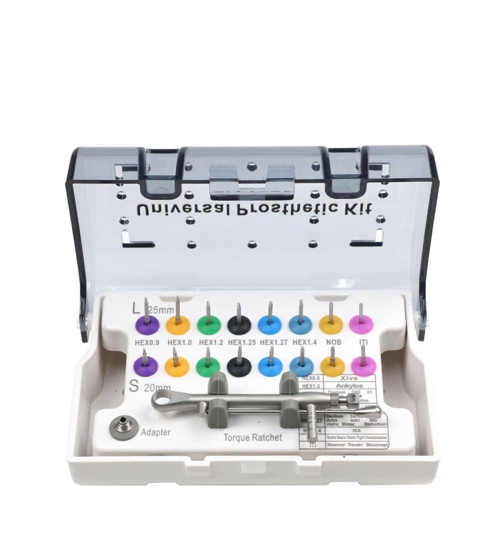 Implant Prosthetic Kit Torque Wrench Prosthetic Kit and Spare Parts ...