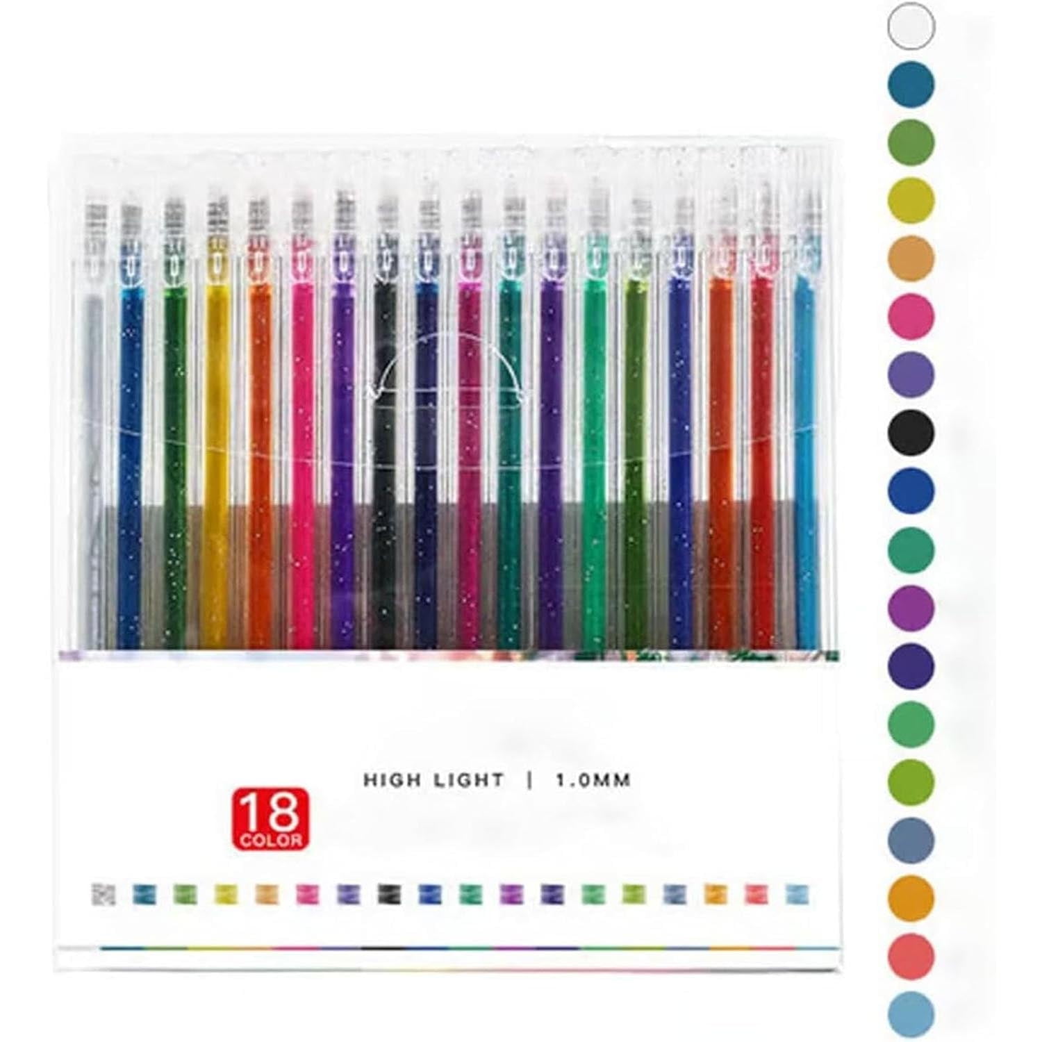 Implementarch Pens, Implementarch Glitter Gel Pen Set, Iridescent ...