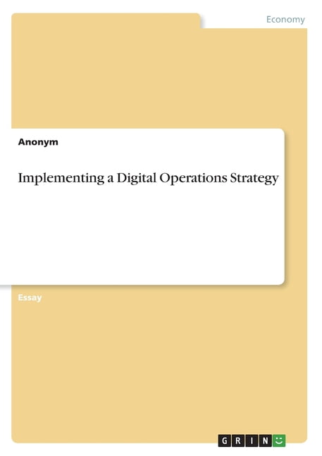 Implementing A Digital Operations Strategy - Walmart.com