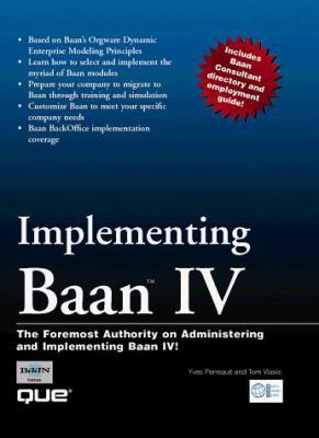 Pre-Owned Implementing BAAN IV: The Foremost Authority on Administering BAAN IV (Hardcover ...
