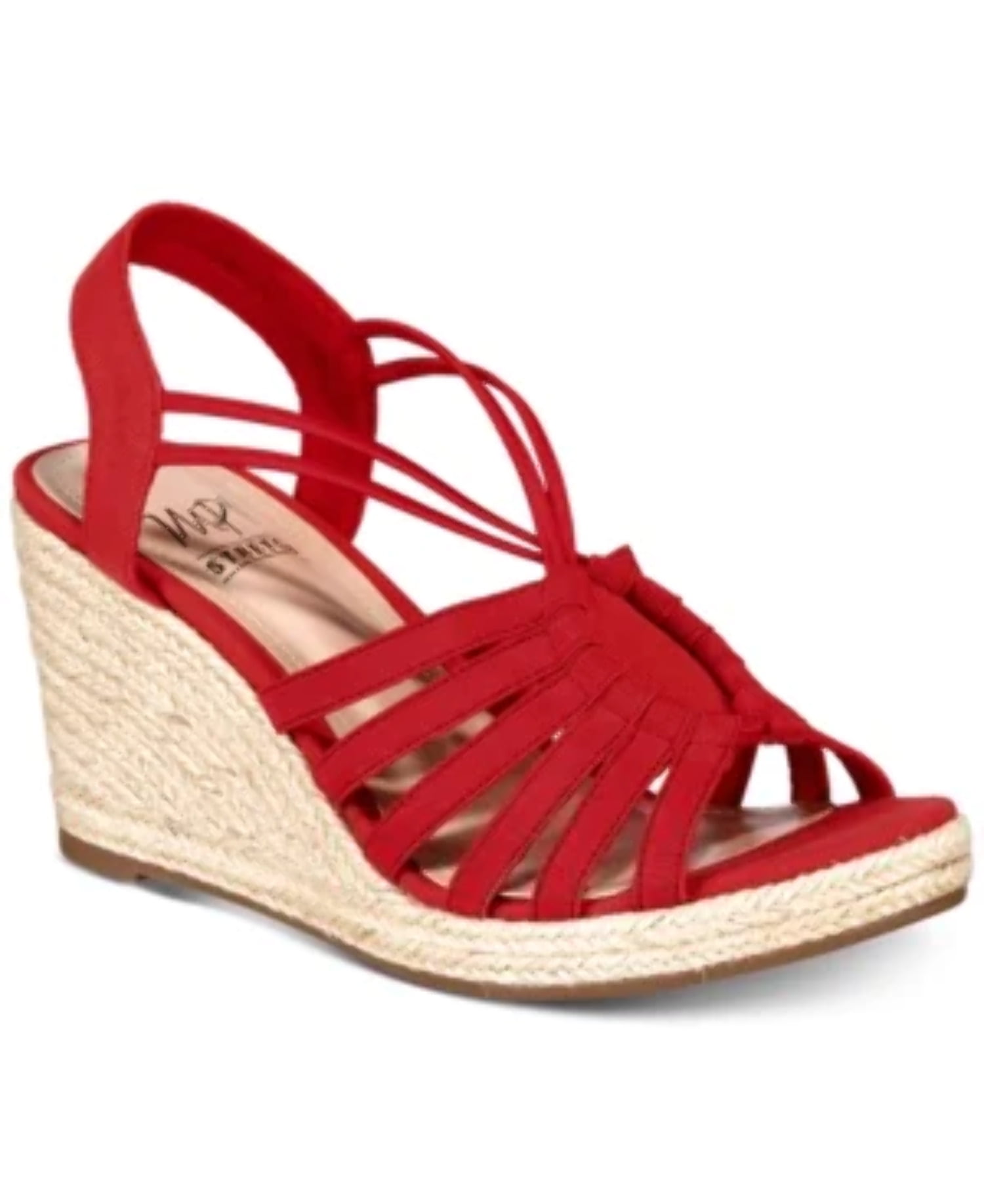 Impo Tycia Espadrille Wedges - Red 8.5M - Walmart.com
