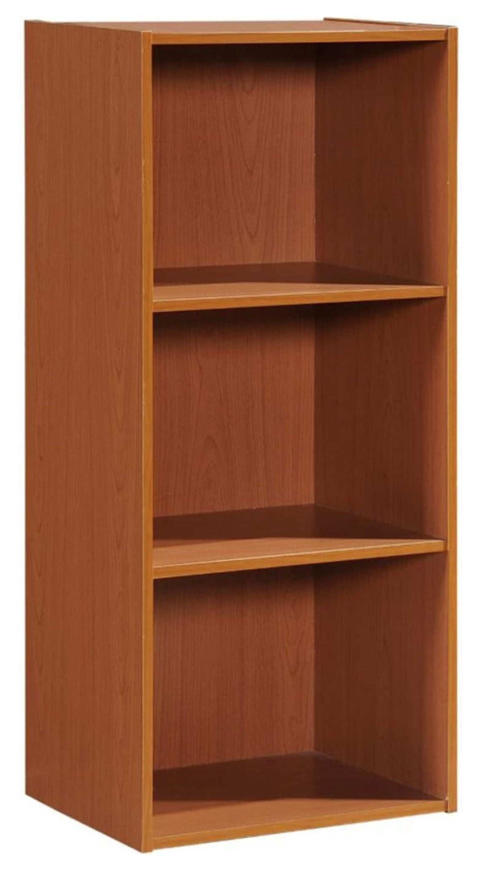 Import 3 Shelf Bookcase, Cherry - Walmart.com