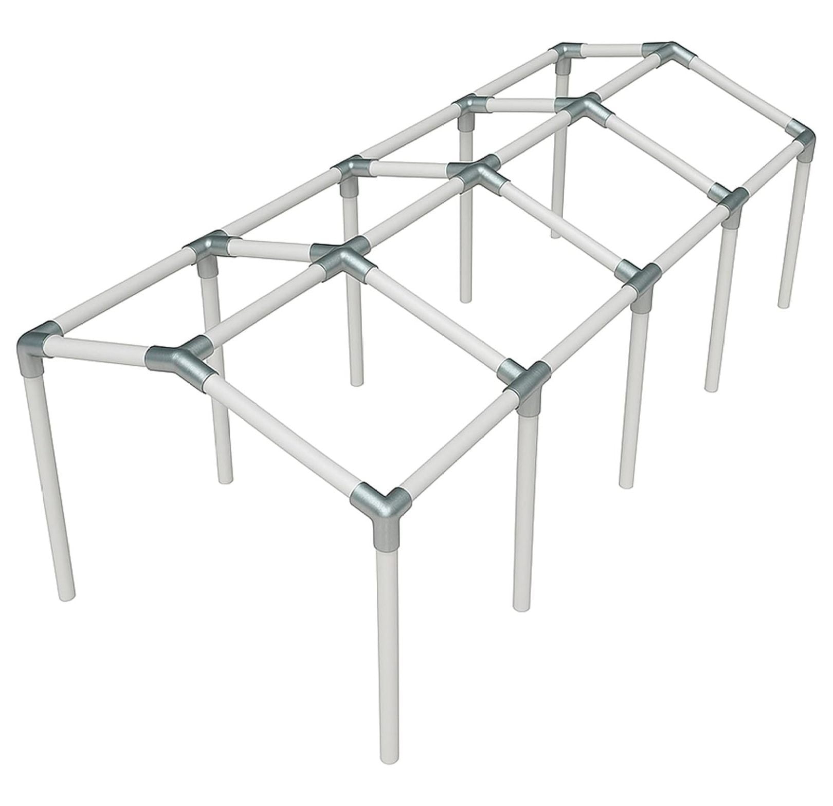 Import Canopy Fittings Kit Low Frame Carport Connectors, Full Set for 6 ...
