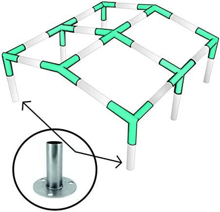 Import Canopy Fittings Kit Low Peak Frame Carport Connectors, Full Set ...