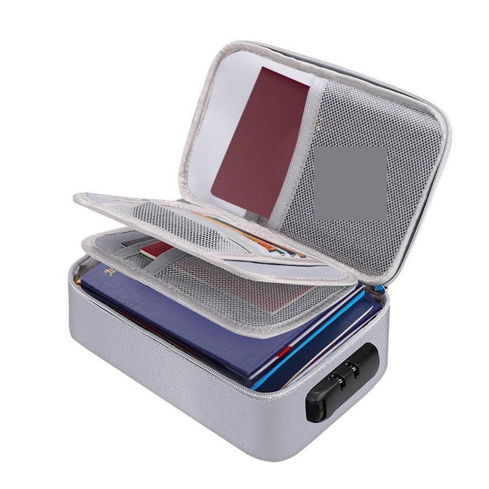 Important Document Holder Multiple Layers Fireproof Document Box ...
