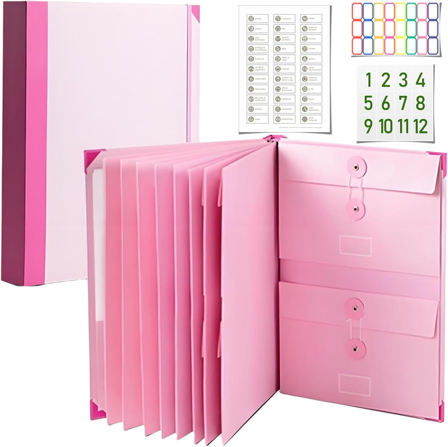 Important Document Organizer with Labels, End of Life Planner Organizer ...