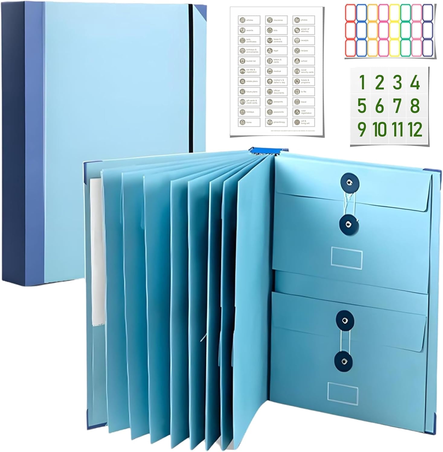 Important Document Organizer with Labels, End of Life Planner Organizer ...