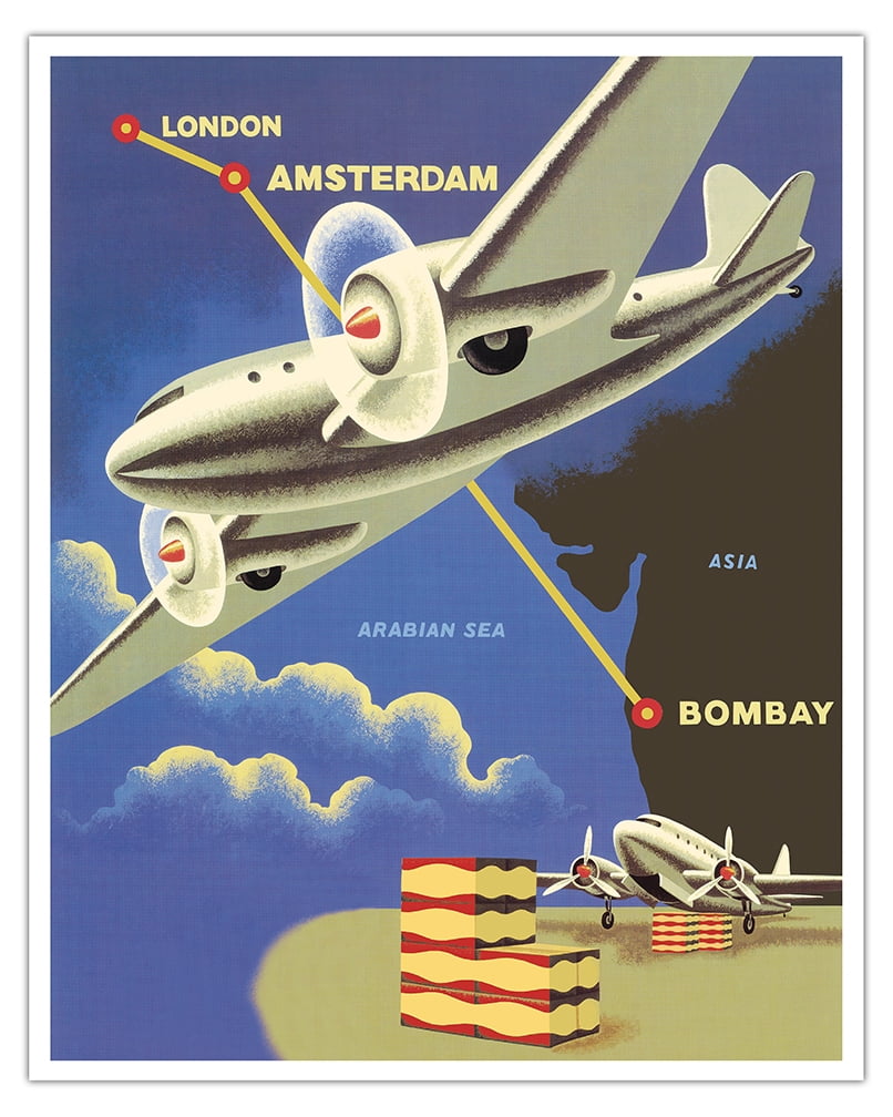 Imported European Lager Beer - By Air Cargo - Vintage Advertising ...