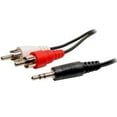 Importer520 6Ft 3.5mm to 2 Stereo RCA Male Cable Sound Card to Speakers ...