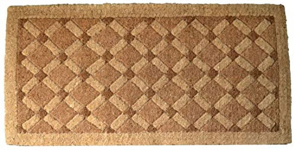Imports Decor Coir Doormat, Cross Board, 24-Inch by 48-Inch - Walmart.com