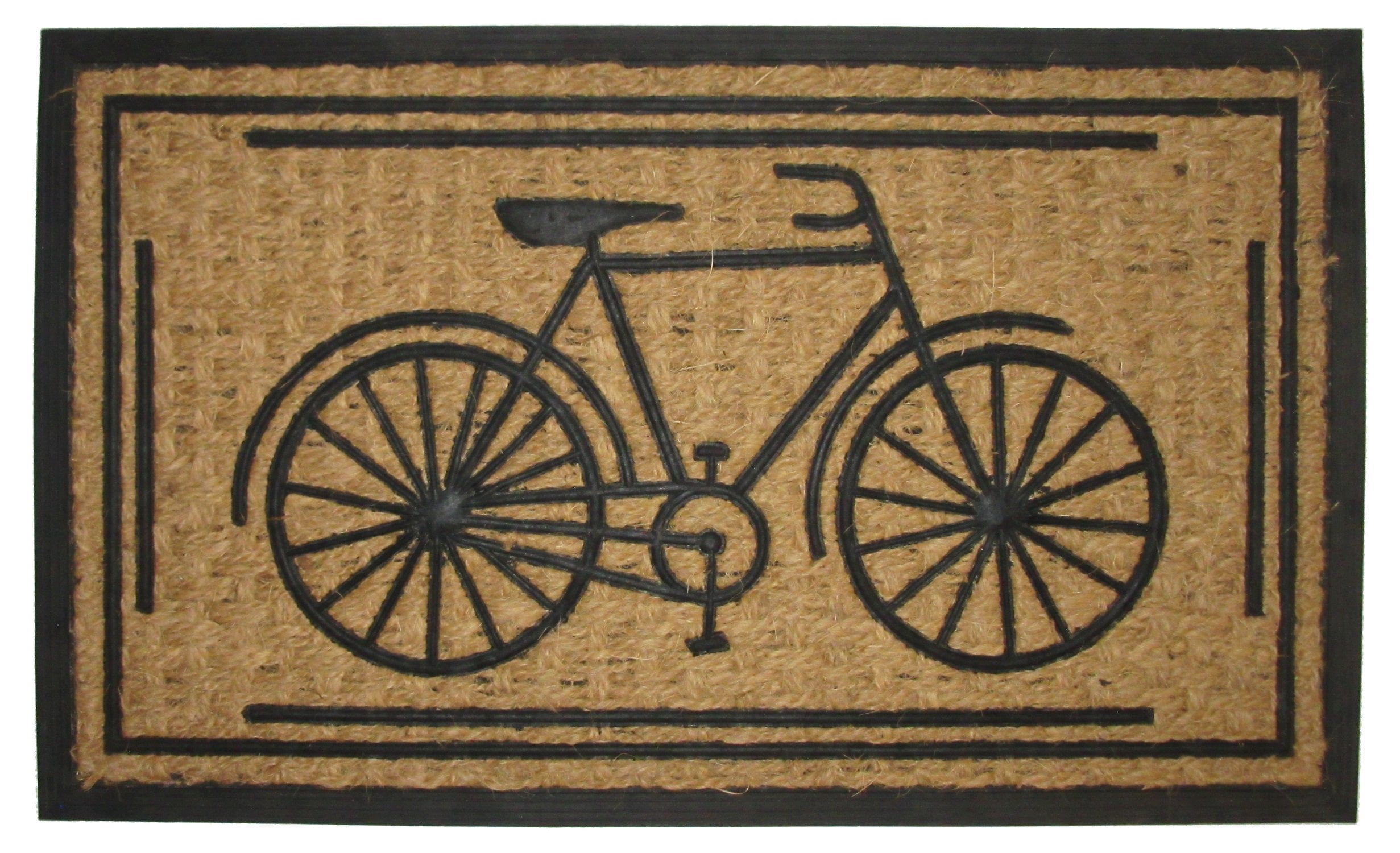 Imports Decor Rubber Back Coir Doormat, Bike, 18" by 30" - Walmart ...