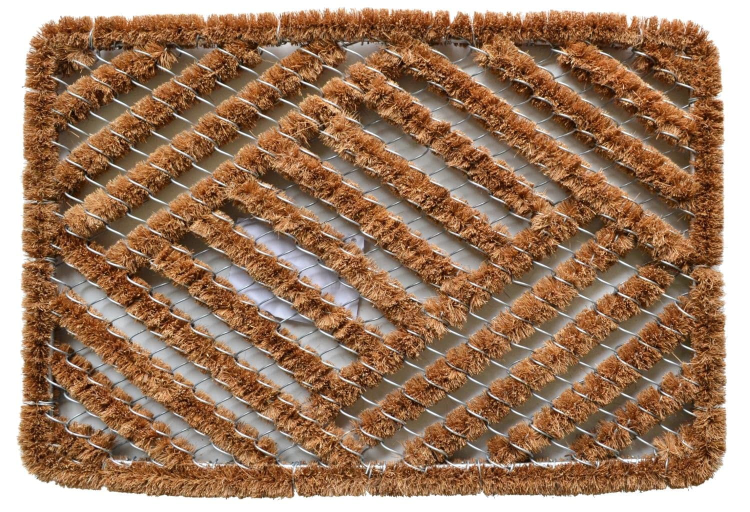 Imports Decor Spiral Doormat, Overlapping Cross Hatch, 16-Inch by 24 ...