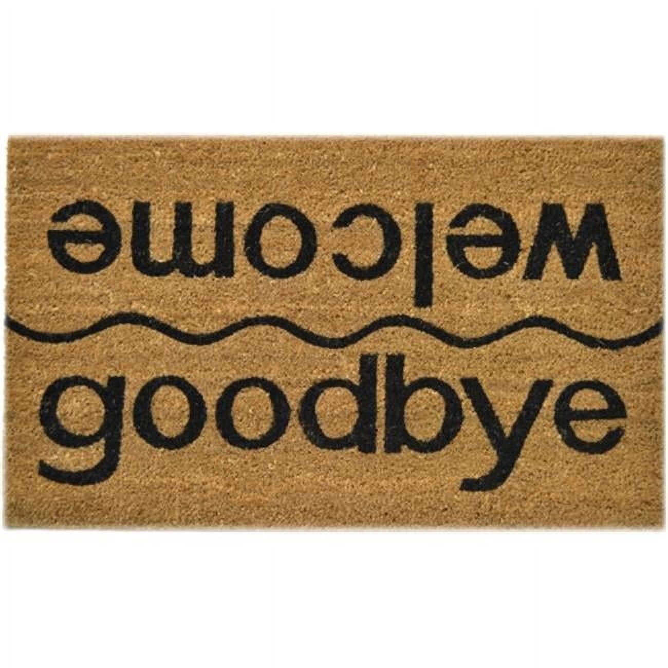 Imports Decor Welcome/Goodbye Door Floor Mat - Walmart.com