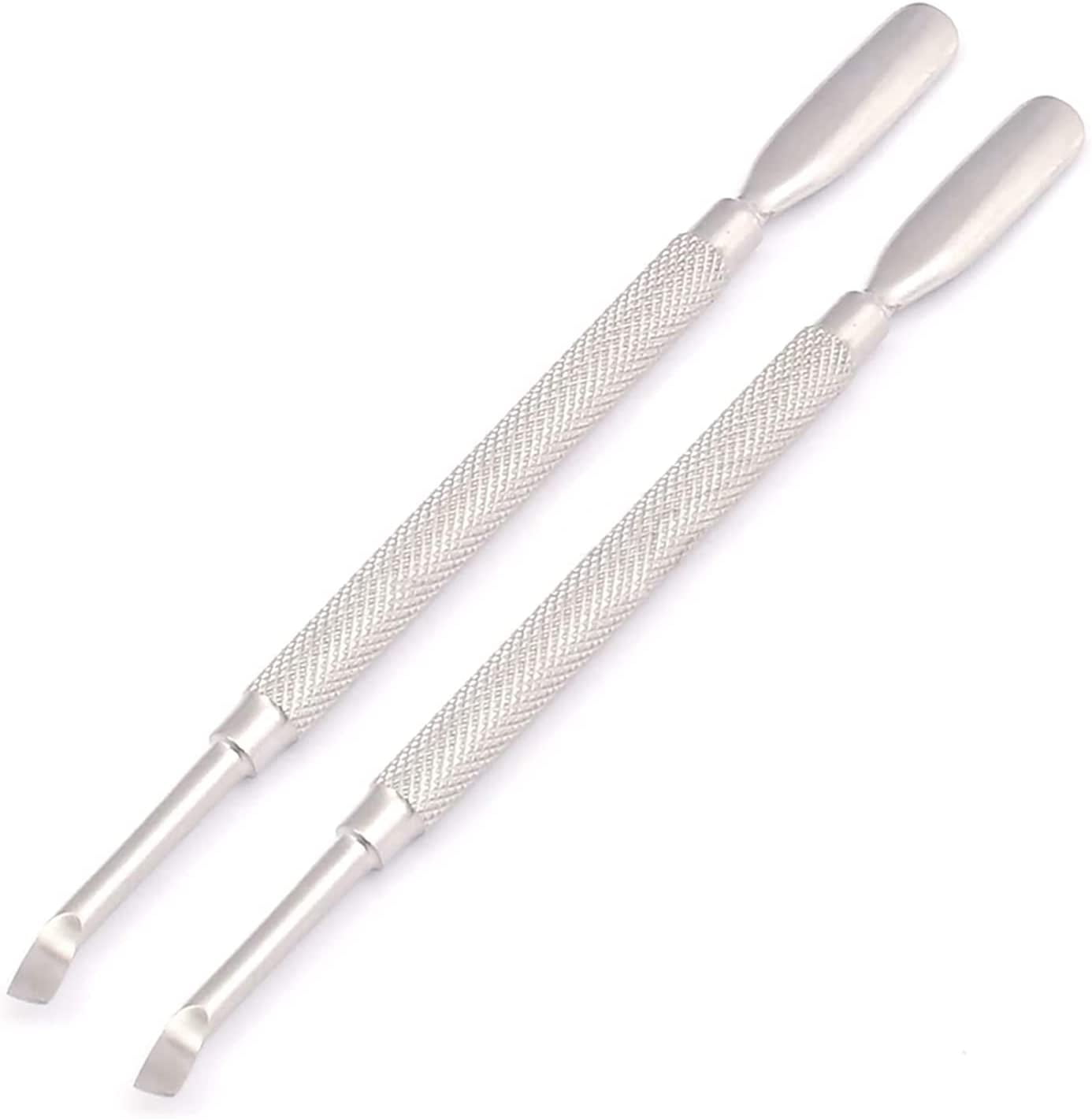 Imports Double Head Stainless Steel Cuticle Pusher Pedicure Care Tool ...