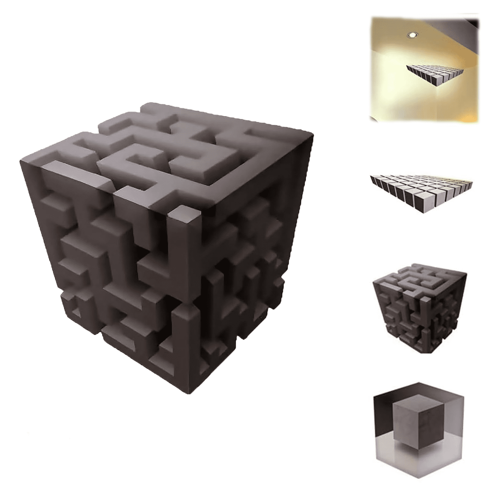 Impossible Corner Wall Art, 3d wall art optical illusion corner wall ...