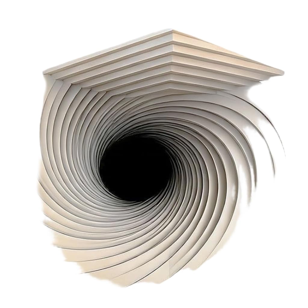 Impossible Corners Wall Art, 3D Optical Illusion Corner Wall Decal, 3D ...