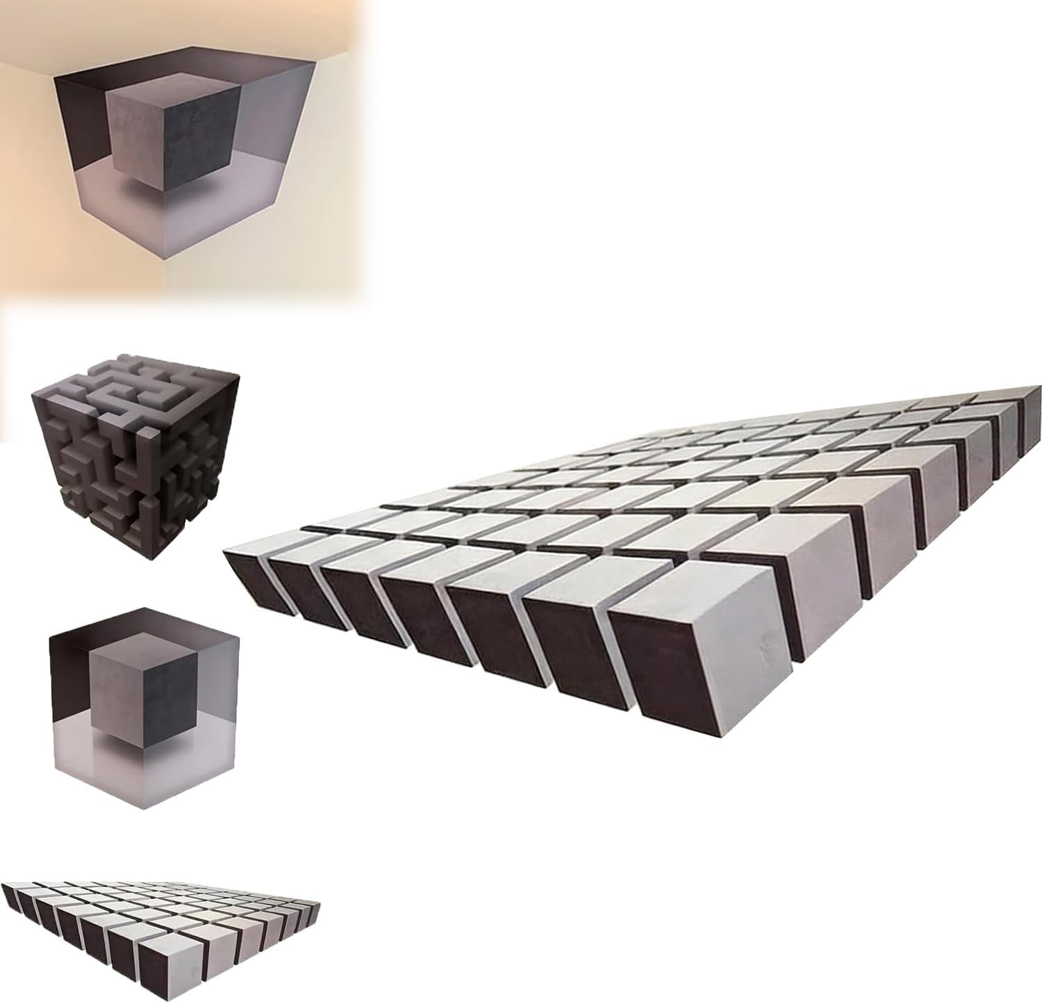 Impossible Corners – Wall Art That Reshapes Reality, 3D Optical ...
