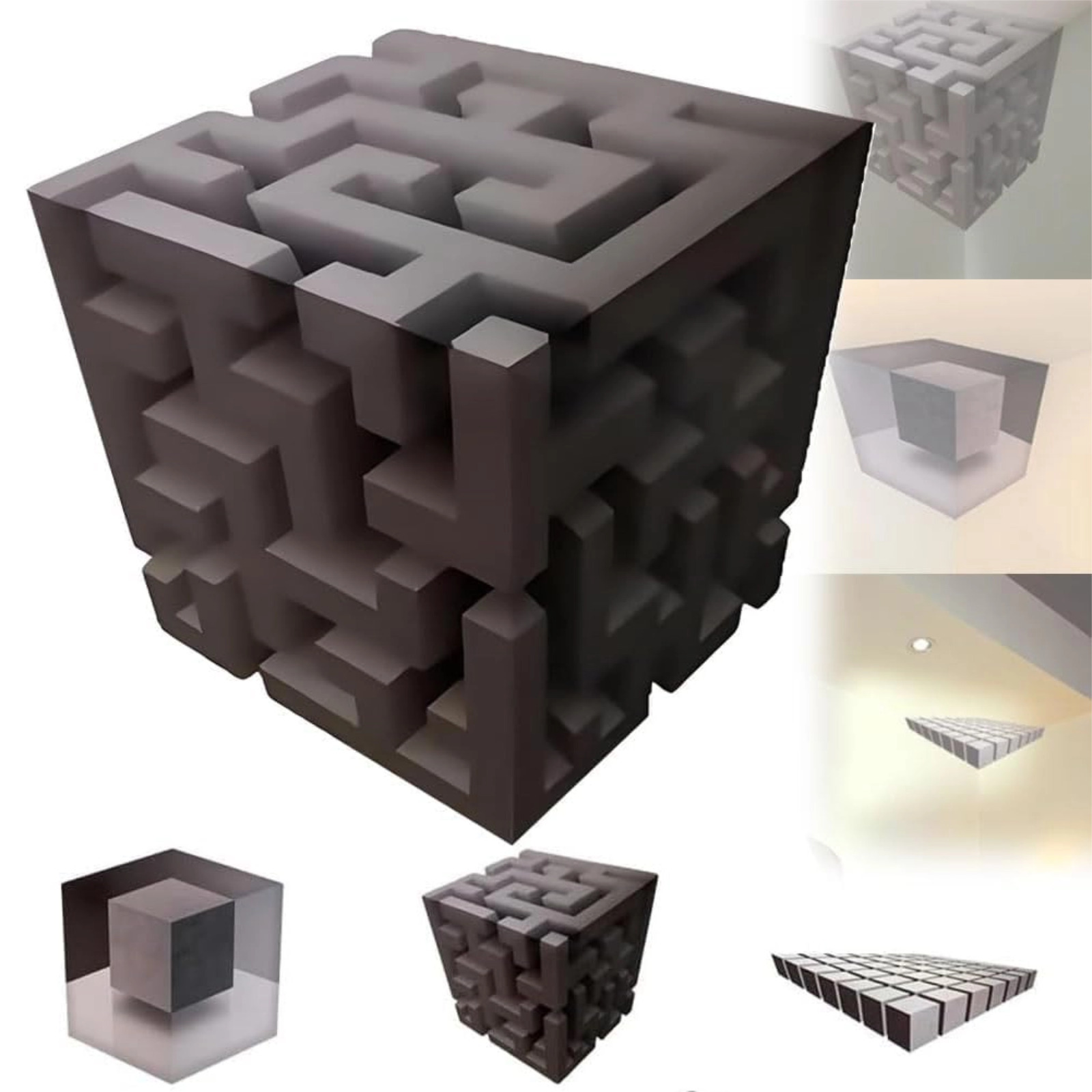 Impossible Corners–Wall Art That Reshapes Reality,3D Wall Art Illusion ...