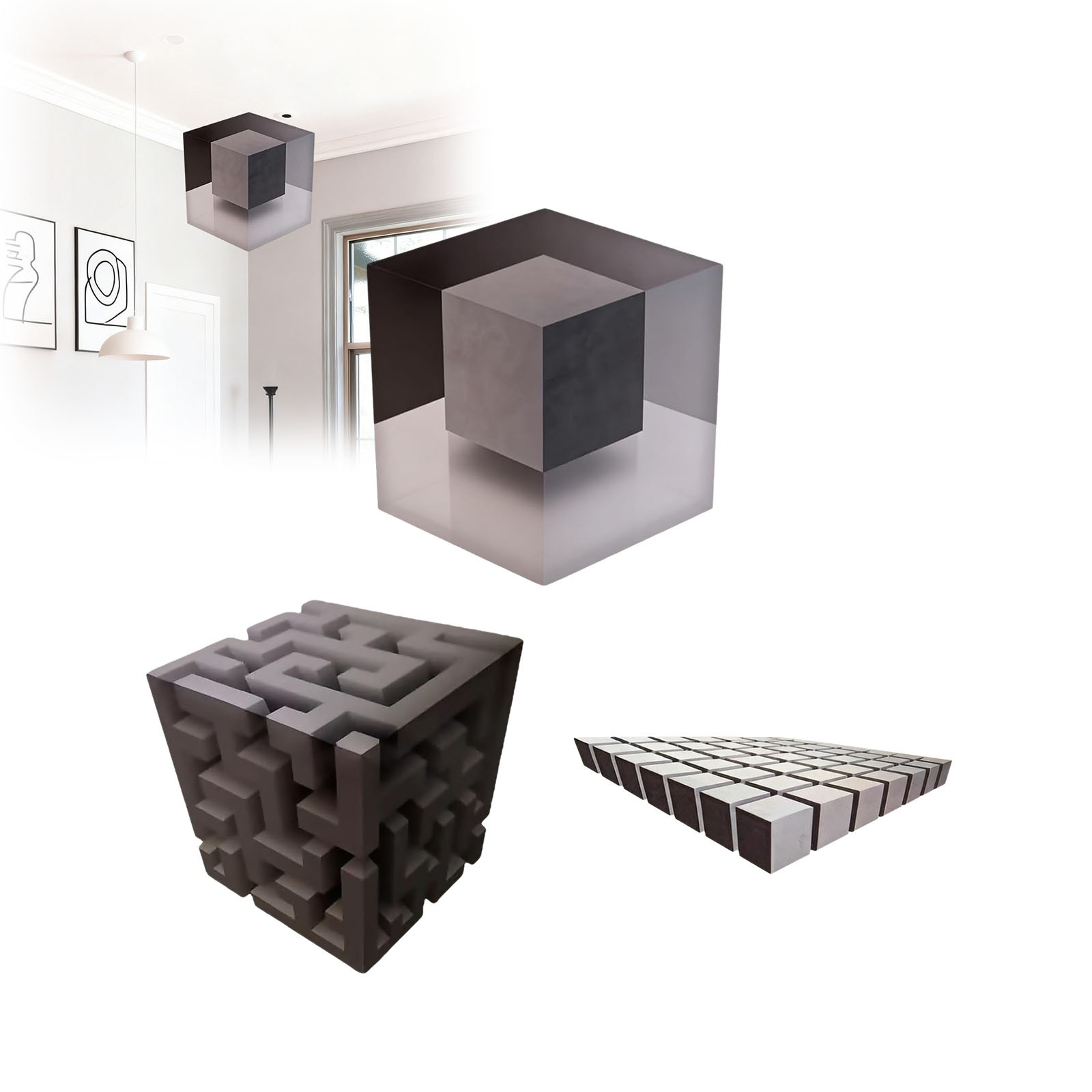 Impossible Corners, Wall Art That Reshapes Reality, 3D Wall Art ...